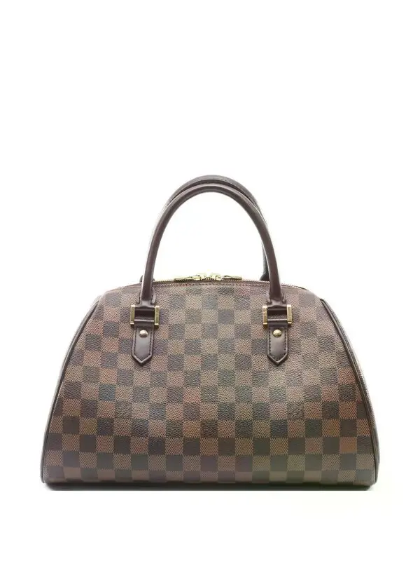 LOUIS VUITTON 2002 Check Top Handle Handbag