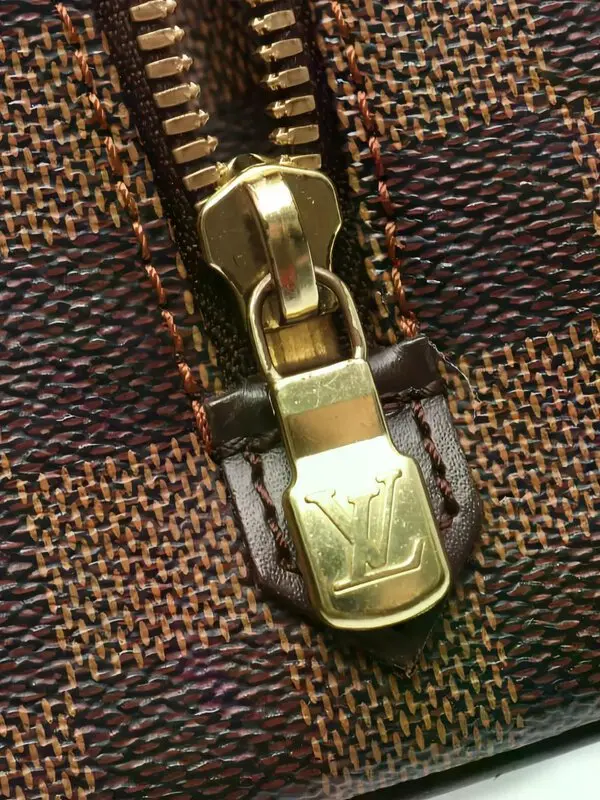 LOUIS VUITTON 2002 Check Top Handle Handbag