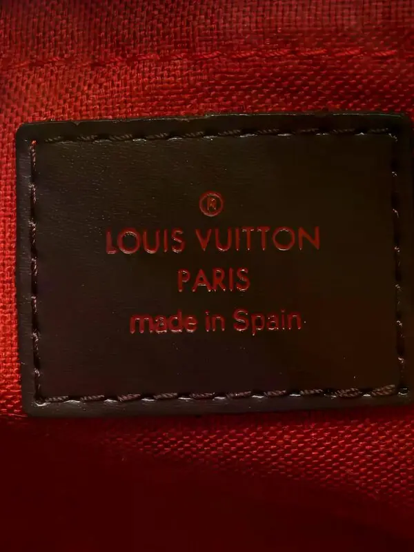 LOUIS VUITTON 2002 Check Top Handle Handbag