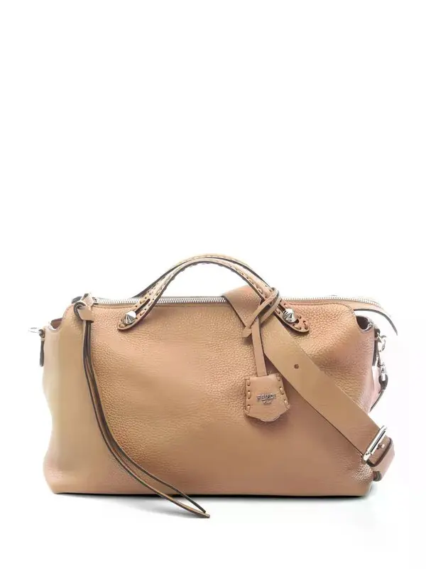 Fendi 2010s Large Selleria Leather Tote Bag - Neutrals