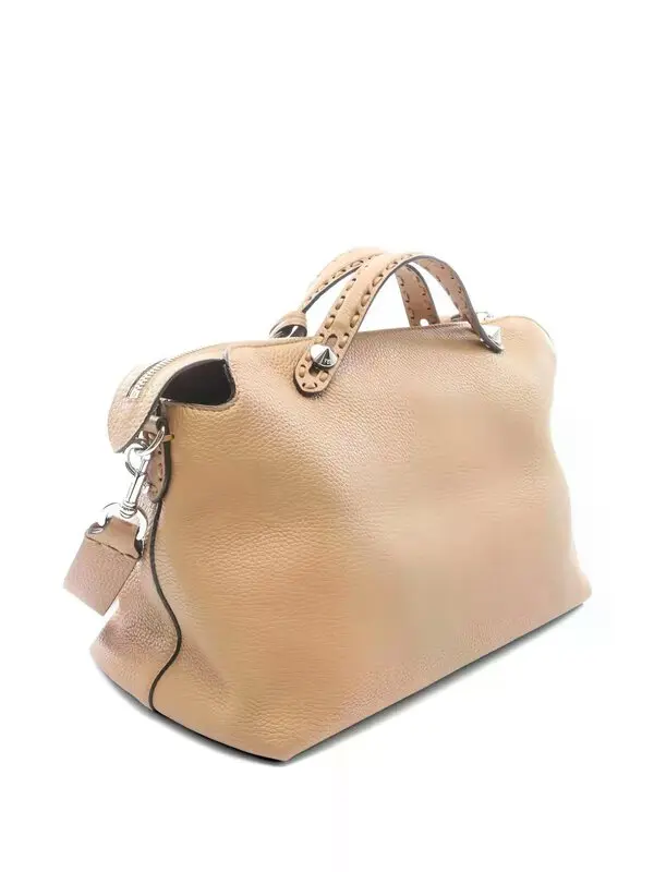 Fendi 2010s Large Selleria Leather Tote Bag - Neutrals