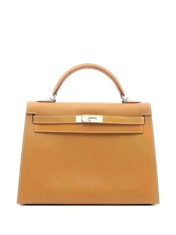 Hermès 2005 32 Kelly Leather Handbag - Brown