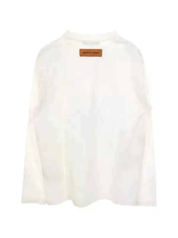 LOUIS VUITTON 2010s Embossed Logo T-shirt