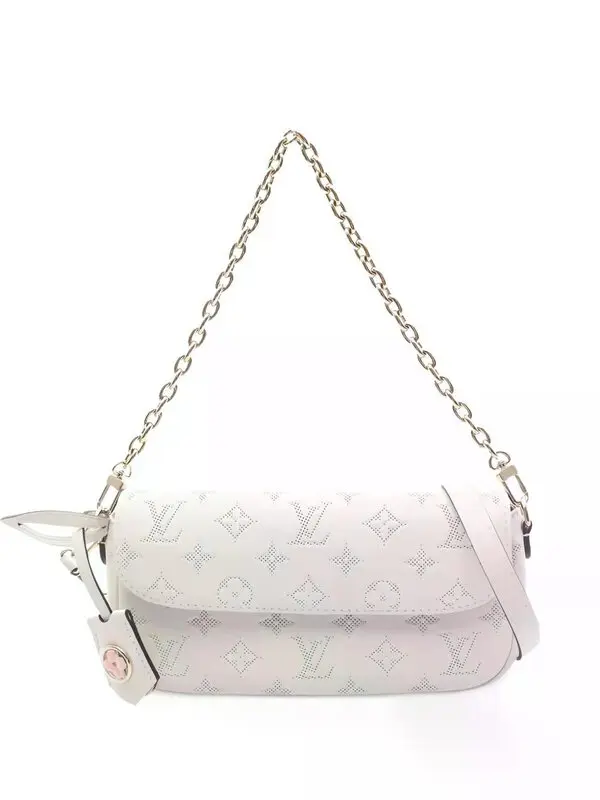 LOUIS VUITTON 2010s Wallet On Chain Ivy Monogram Shoulder Bag - White