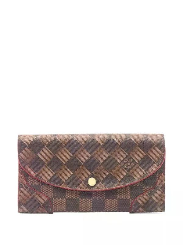 LOUIS VUITTON 2016 Kaisa Damier-ebene Bi-fold Wallet - Brown