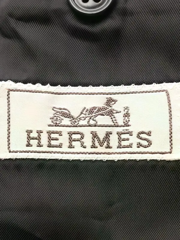 Hermès Tailored Plaid Wool Jacket