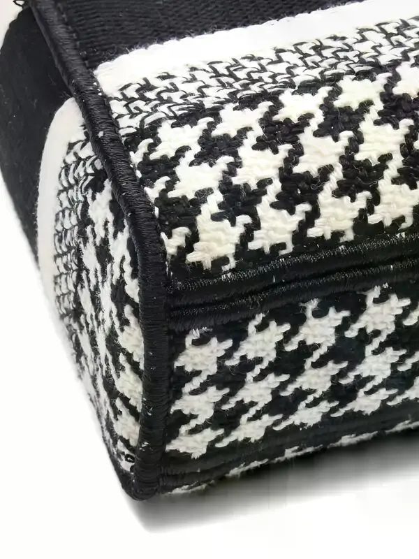 Dior Houndstooth Handle Handbag