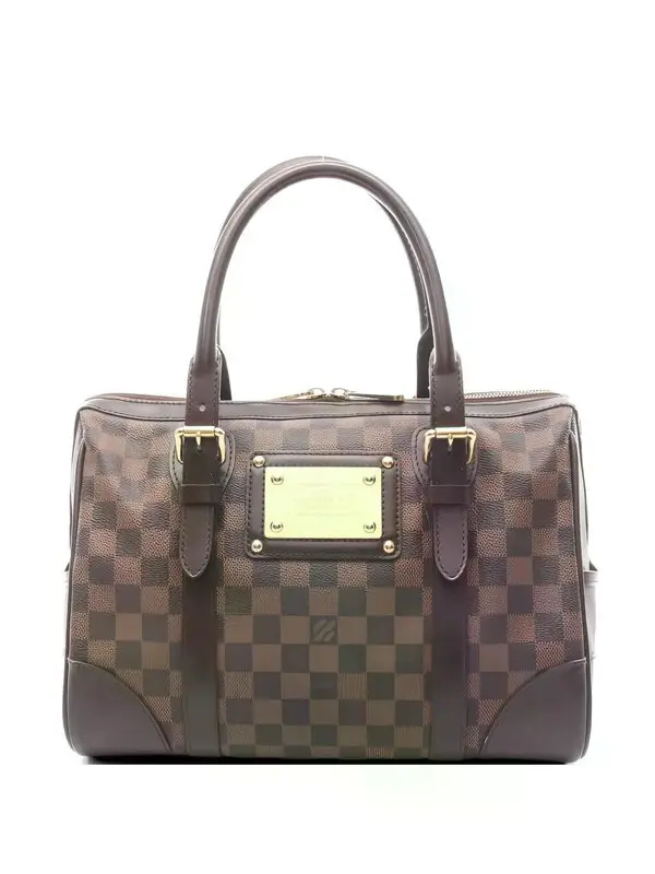 LOUIS VUITTON 2009 Berkeley Damier Ebene Tote Bag