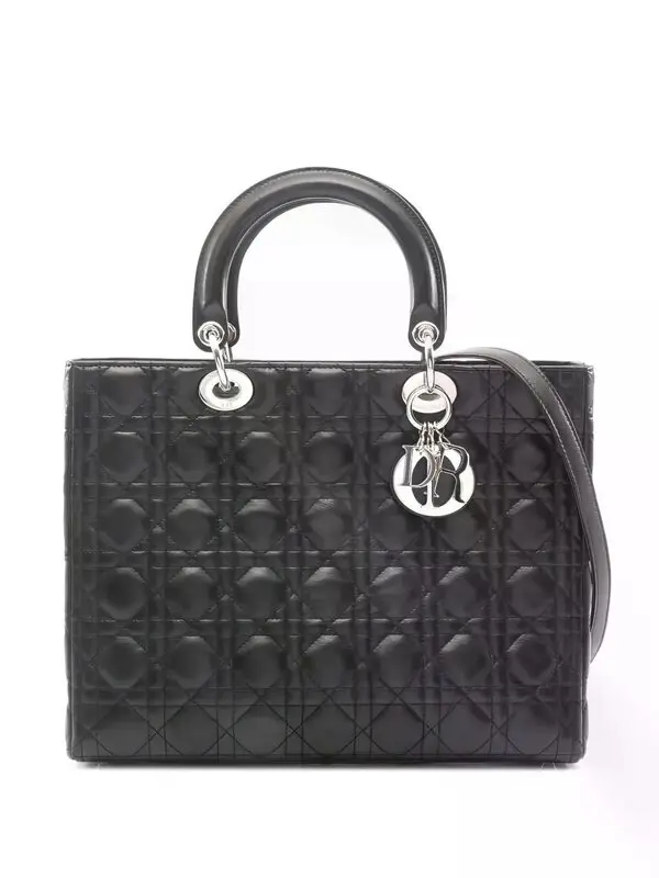 Dior 1910s Lady Quilted Leather Handbag
