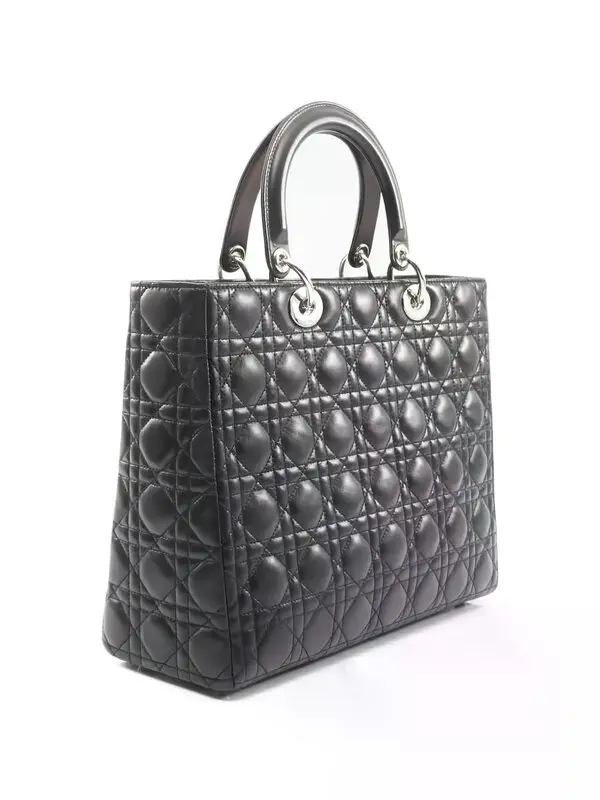 Dior 1910s Lady Quilted Leather Handbag