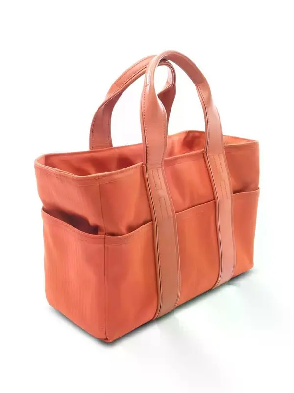 Hermès Acapulco Pm Potiron Chevron Tote - Orange