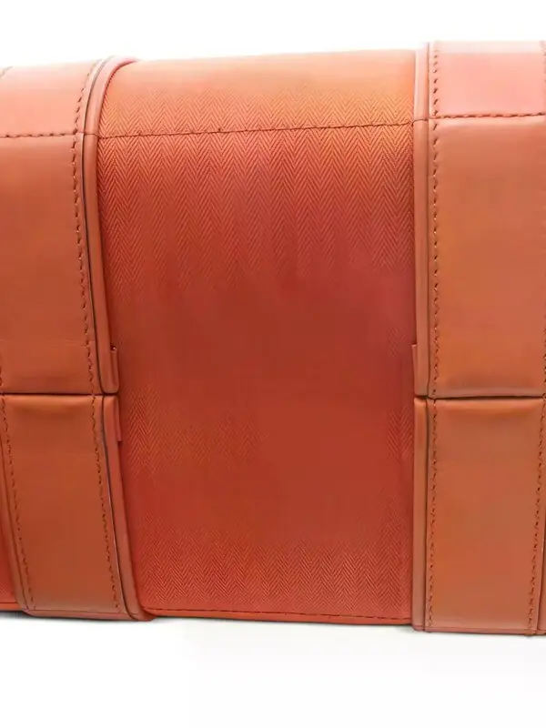 Hermès Acapulco Pm Potiron Chevron Tote - Orange