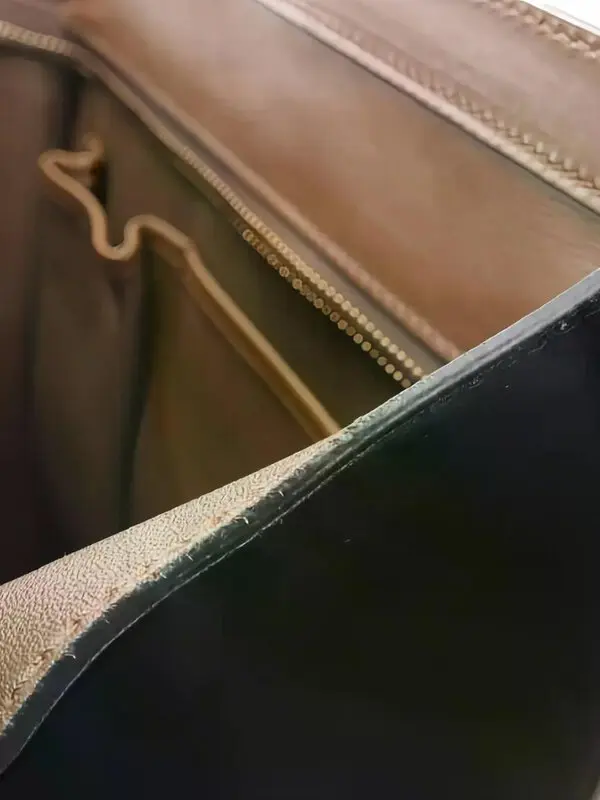Celine Leather Suede Tote Bag