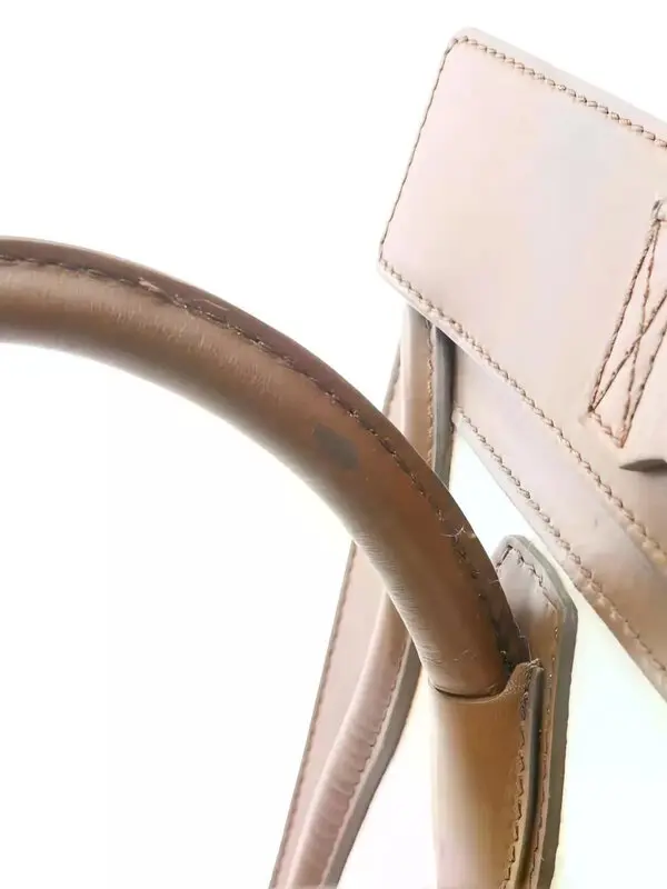 Celine Leather Suede Tote Bag