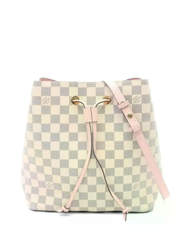 LOUIS VUITTON 2019 Damier Check Leather Shoulder Bag - Neutrals