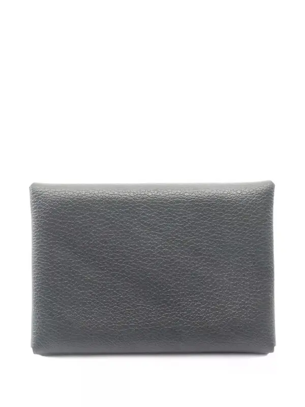 Hermès 2024 Calvi Duo Card Holder - Grey