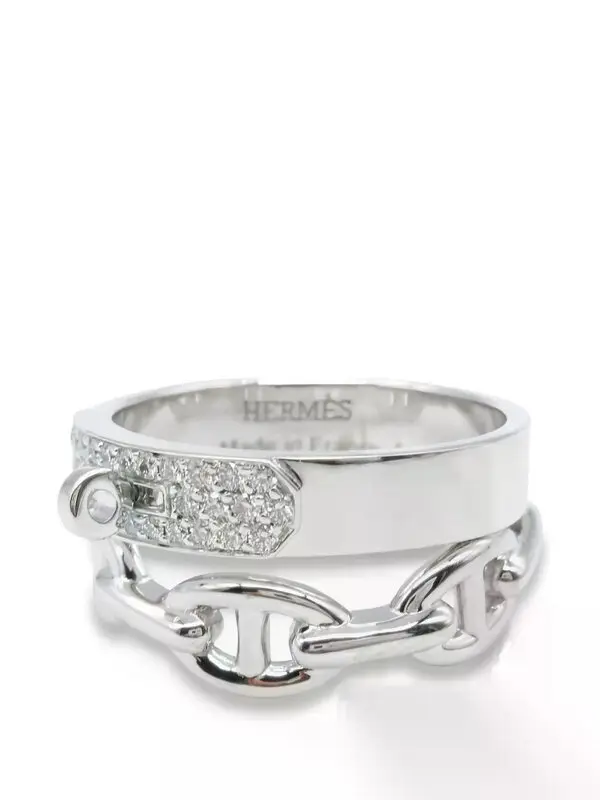 Hermès Diamond Chain Ring