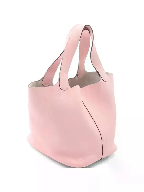 Hermès 2015 Leather Lock Handbag - Pink