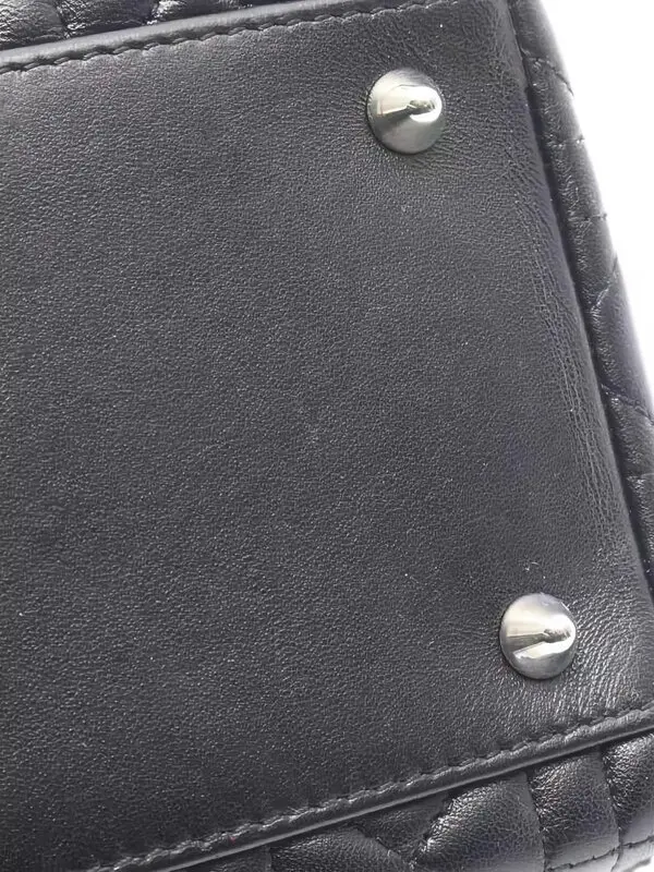 Dior 2010's Quilted Leather Tote Bag