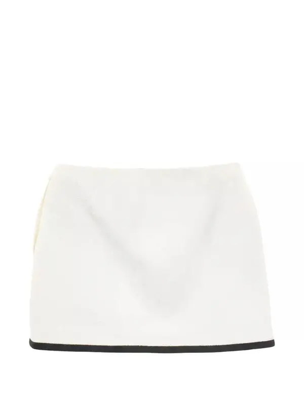 Gucci Tweed Mini Skirt - White