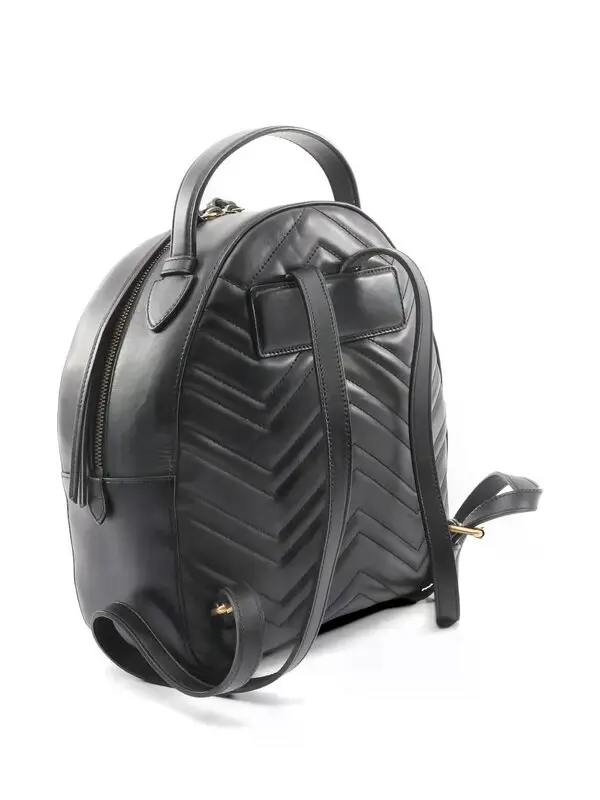 Gucci Gg Marmont Chevron-pattern Backpack