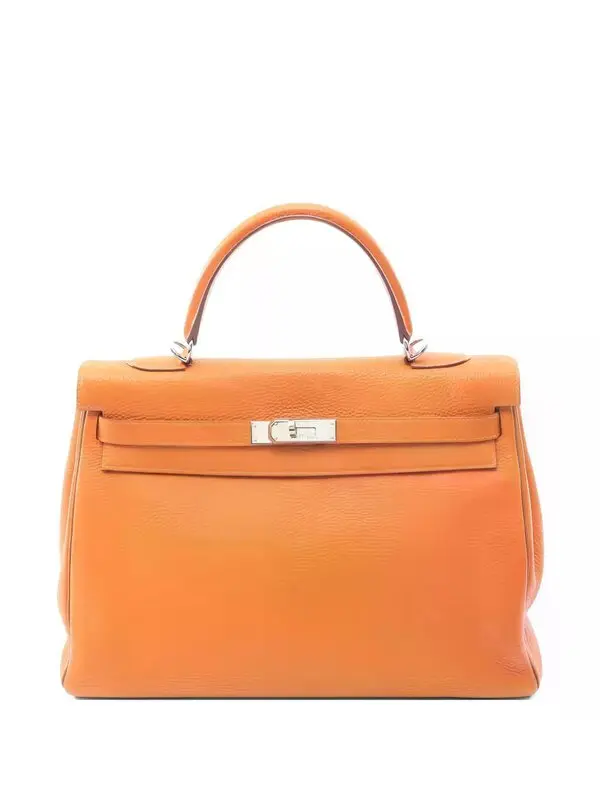 Hermès 2005 35 Kelly Tote Bag - Orange
