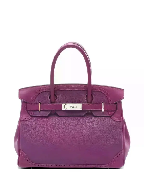 Hermès 2015 Birkin 30 Tote Bag - Purple