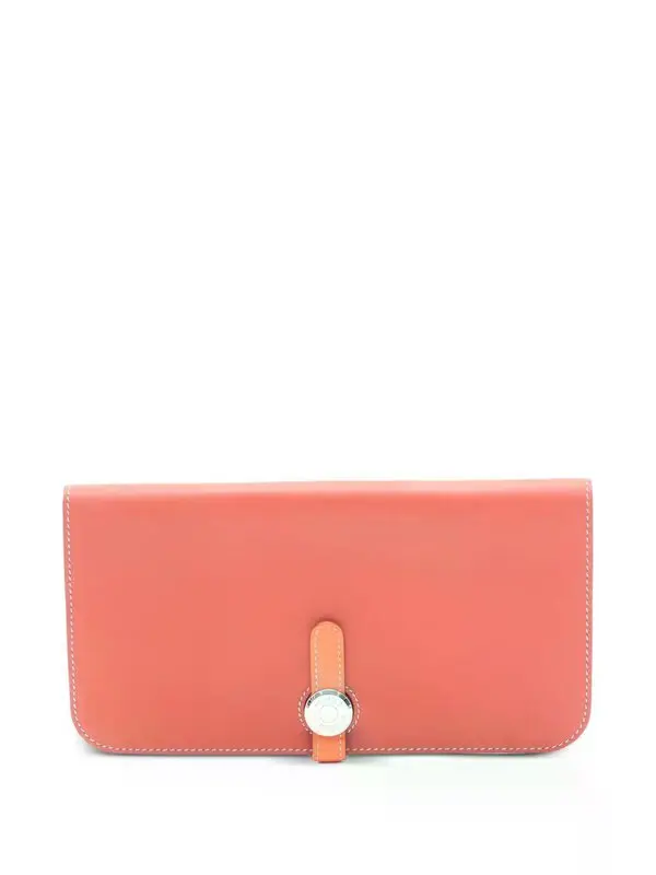 Hermès Dogon Bi-fold Wallet - Orange