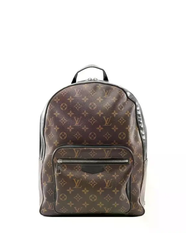 LOUIS VUITTON 2018 Josh Monogram Macassar Backpack - Brown