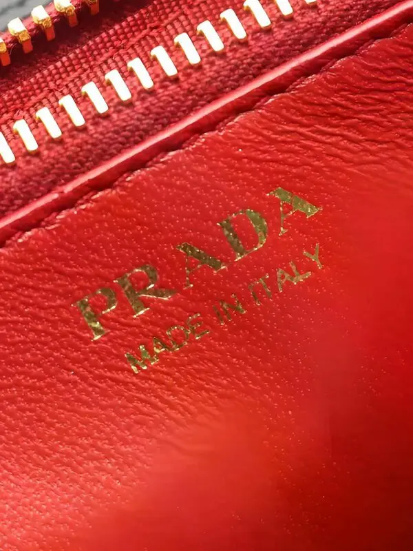 Prada 1990s Chain Leather Wallet