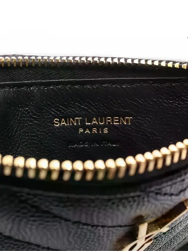 Saint Laurent 2020s Monogram Leather Card Case