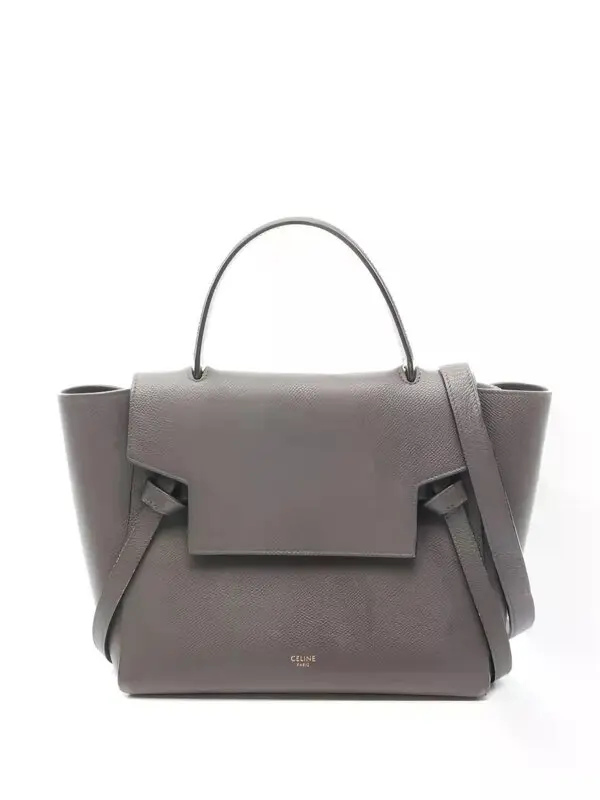 Celine 2000s Micro Belt Tote Bag - Grey