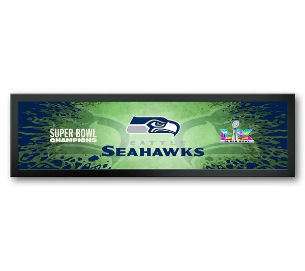 SPORTICULTURE Super Bowl 60 Champion Seahawks 8 X26 Print - One-color