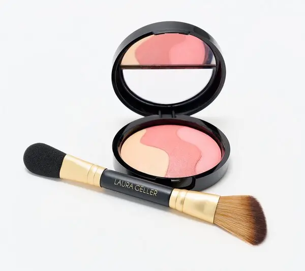 Laura Geller Beauty Baked Cheek Dreams Highlighter/ Blush W/ Brush - One-color