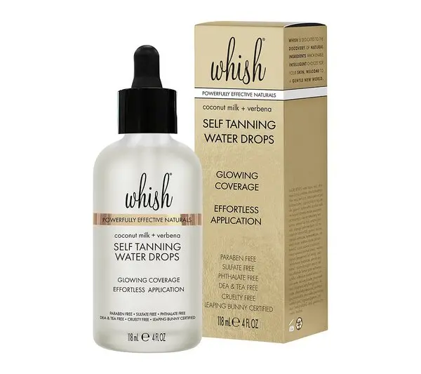 Whish 4oz Self-tanning Water Drops - One-color