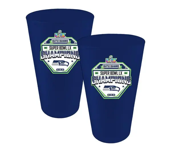 THE MEMORY COMPANY Memory Company Super Bowl Champions 2pk Frosted Pint Seahawks - One-color