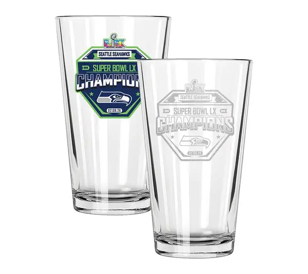 THE MEMORY COMPANY Memory Company Super Bowl Champions 2pk Pint Se Ahawks - One-color