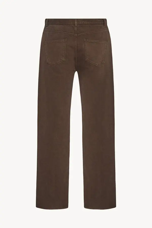 THE ROW Siouxie Jean In Cotton - Brown Grey