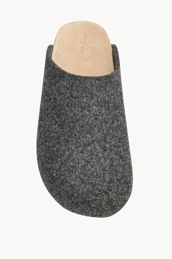 THE ROW Hudson Two Slip-ons - Charcoal
