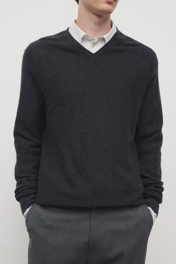 THE ROW Jager Top In Cashmere