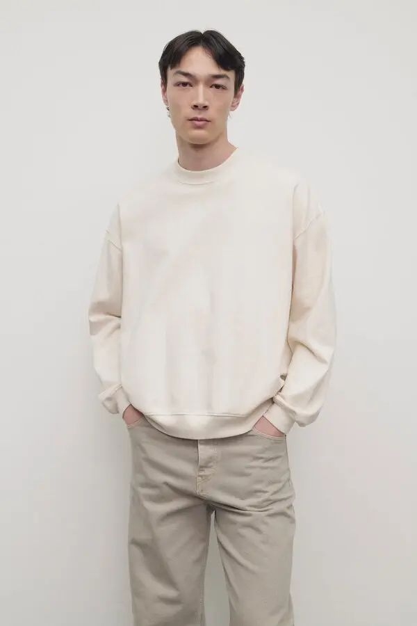 THE ROW Pacey Cotton Sweatshirt