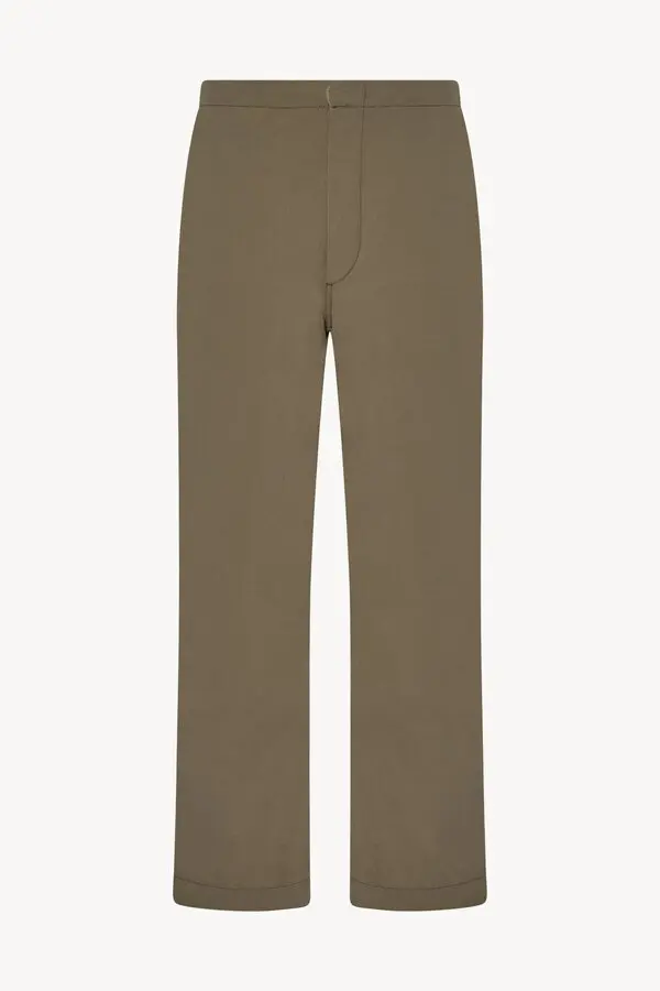 THE ROW Time Pant - Army Beige