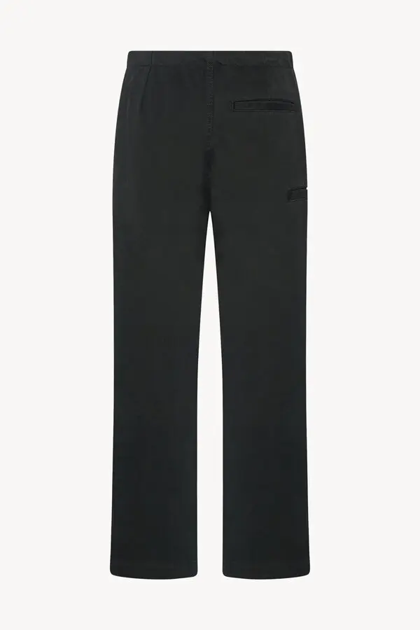 THE ROW Time Pant In Cotton - Black