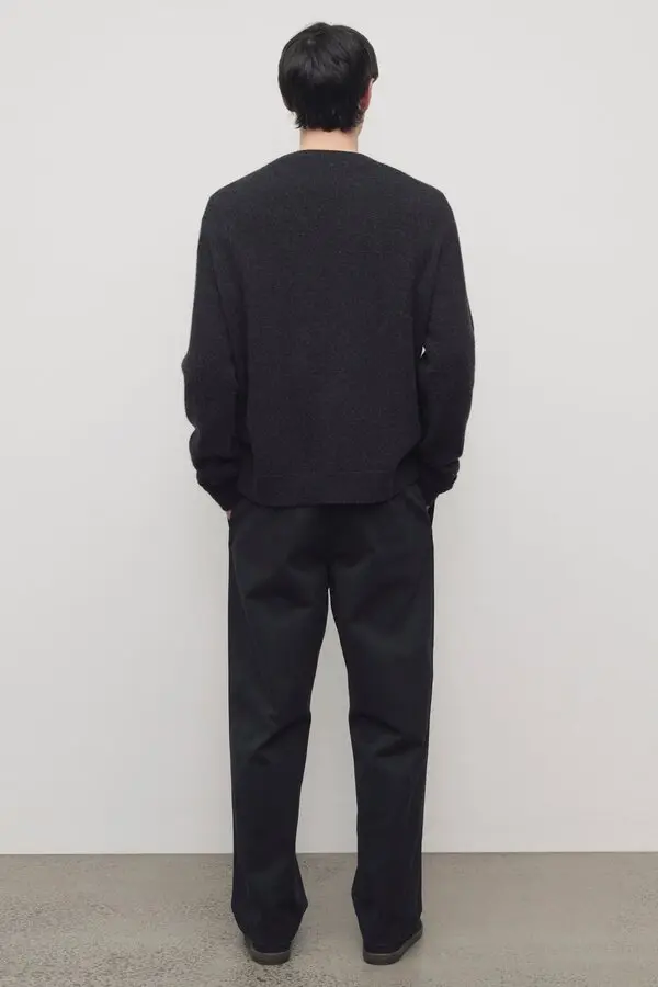 THE ROW Time Pant In Cotton - Black