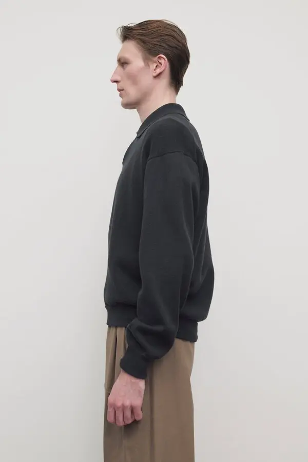THE ROW Kirin Polo - Faded Black