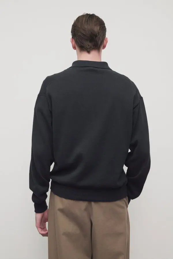 THE ROW Kirin Polo - Faded Black