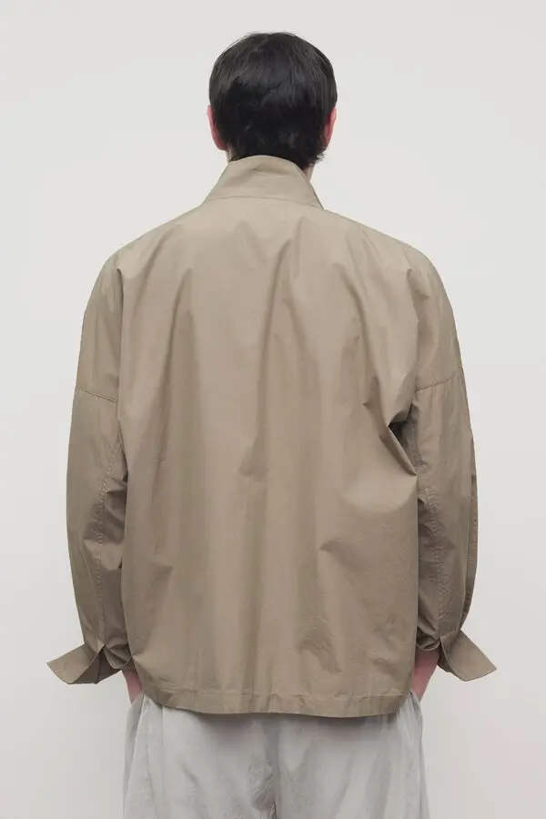 THE ROW Trenton Cotton Jacket - Leaf Green