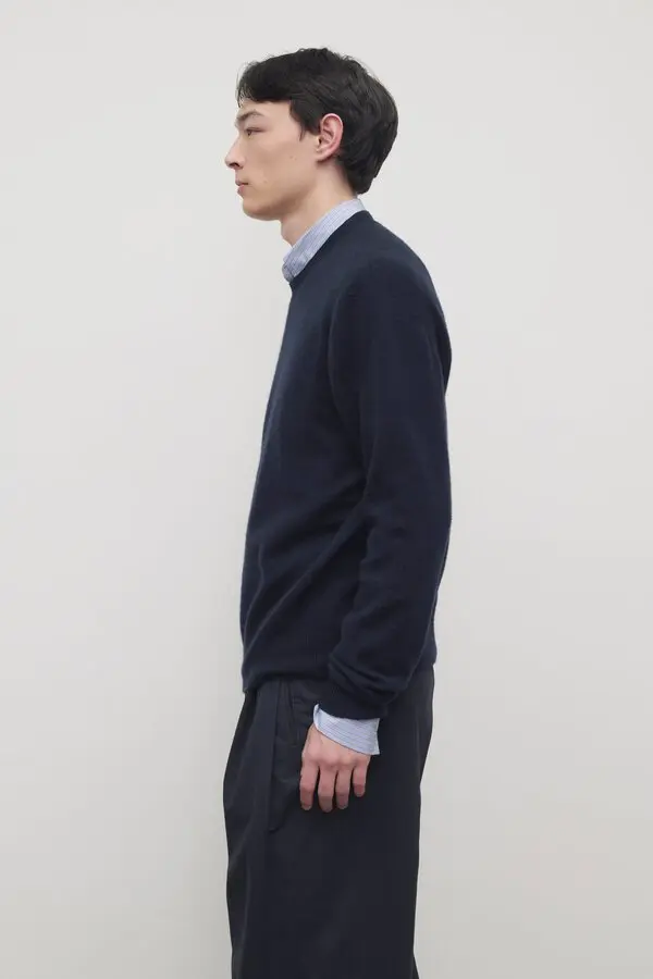 THE ROW Auguste Sweater - Dark Navy