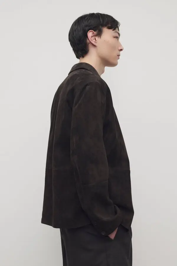 THE ROW Ulrich Suede Jacket