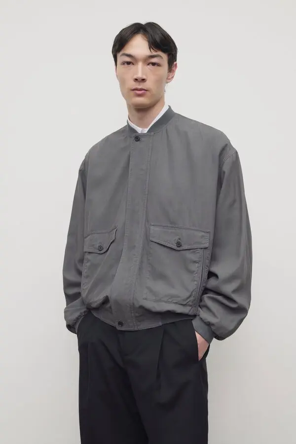 THE ROW Uma Jacket In Silk